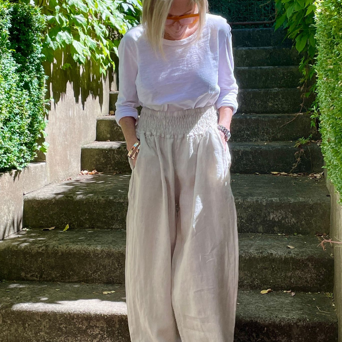 amara pants | stone – mrs pete's shed